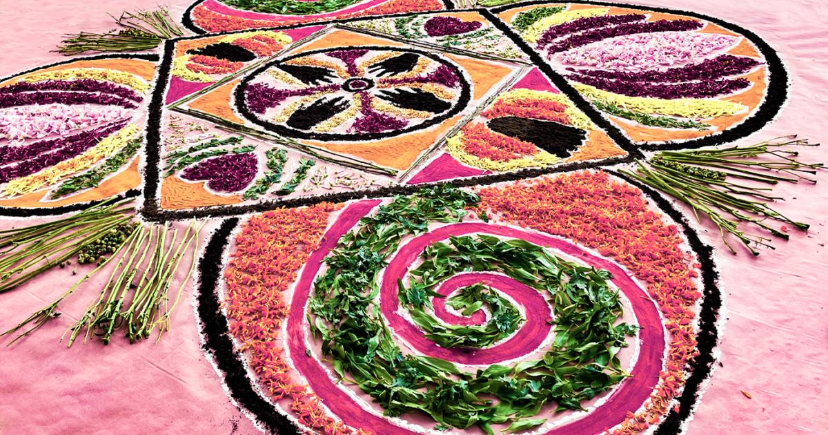 The Art and Ritual of Rangoli | Chicago Botanic Garden